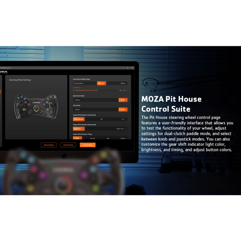 MOZA Racing KS Steering Wheel → NXT3D