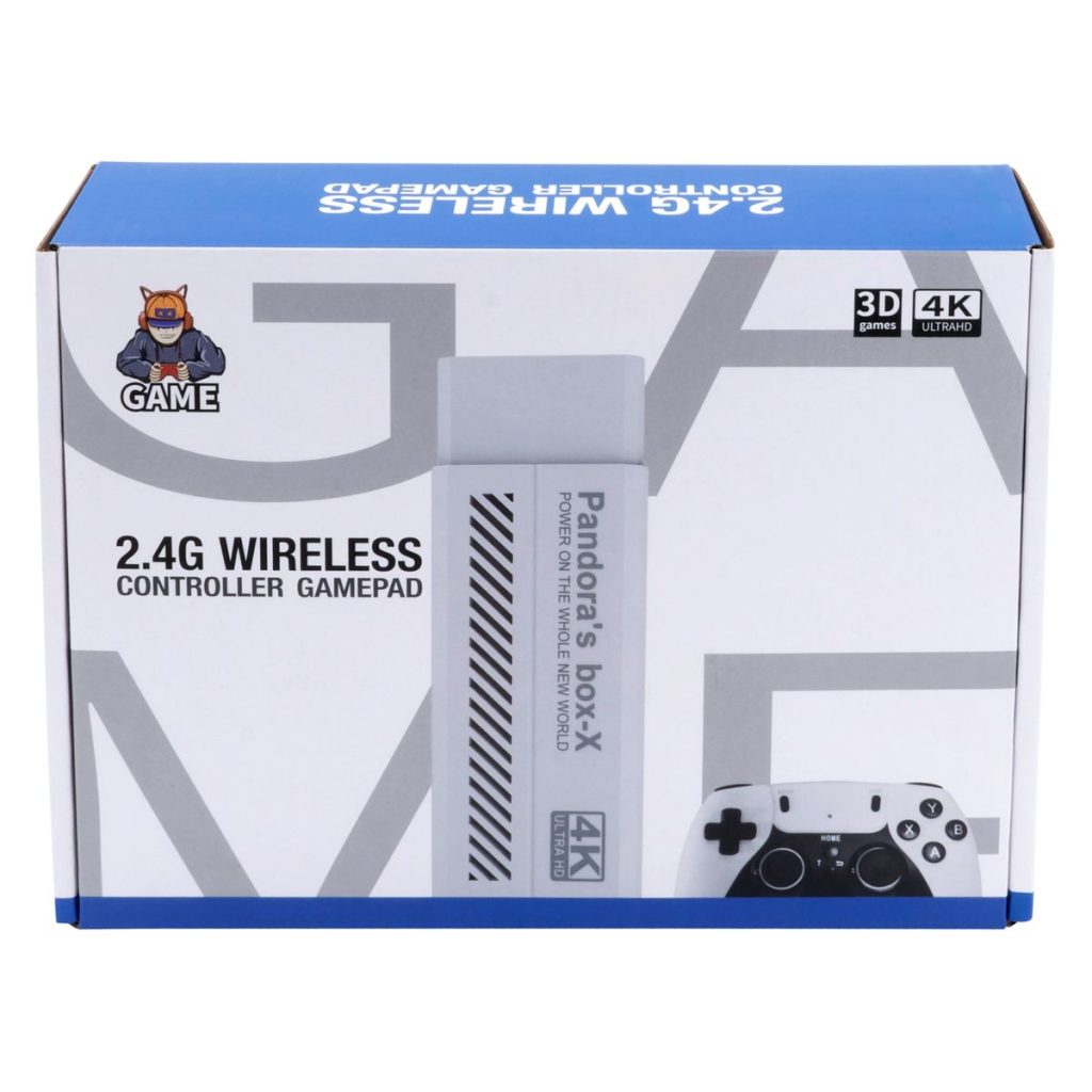4K Pro Game Console with Wireless Controllers – White → NXT3D
